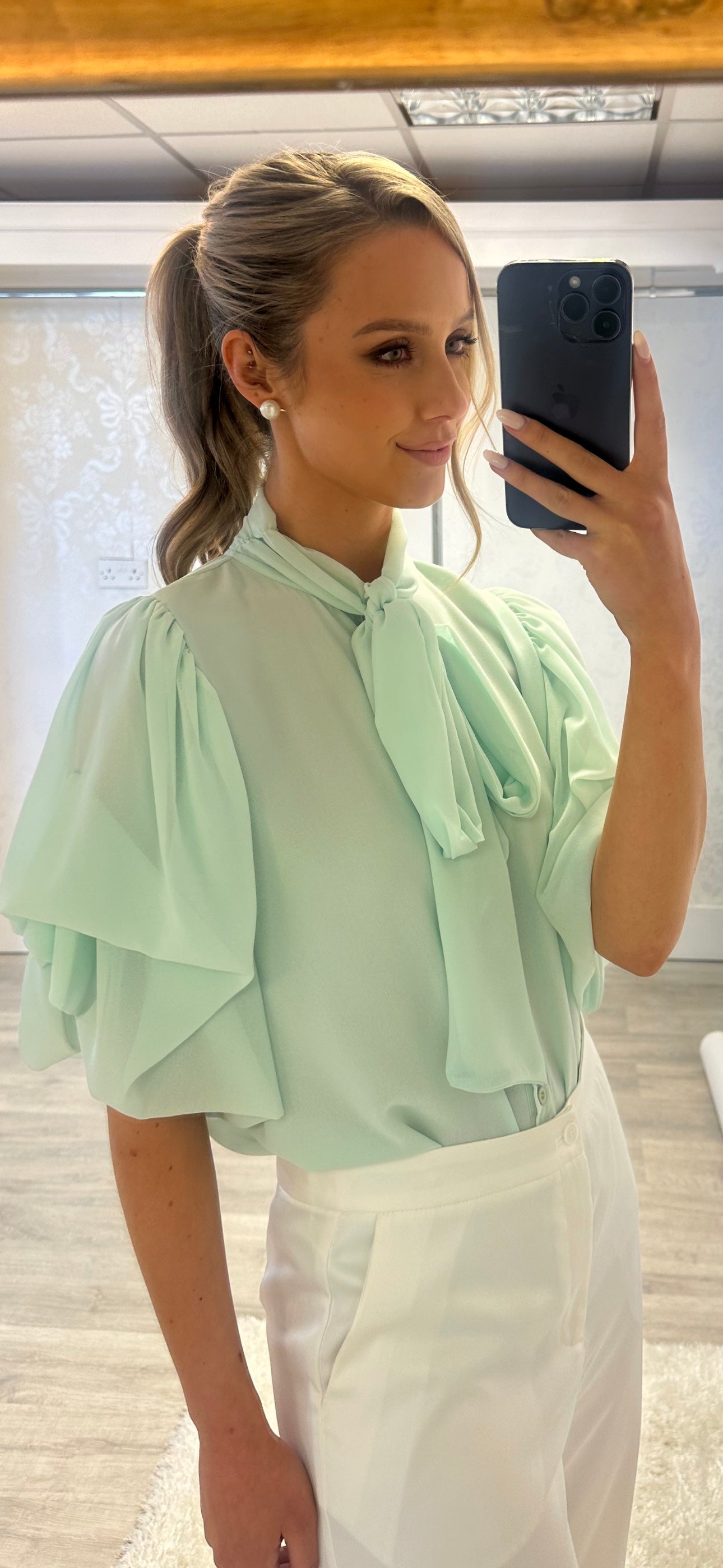 Mint Blouse – OllieandMac